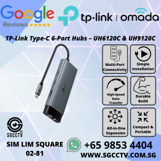 TP-LINK Type-C 6-Port Hub UH6120C UH9120C Sim Lim NEW